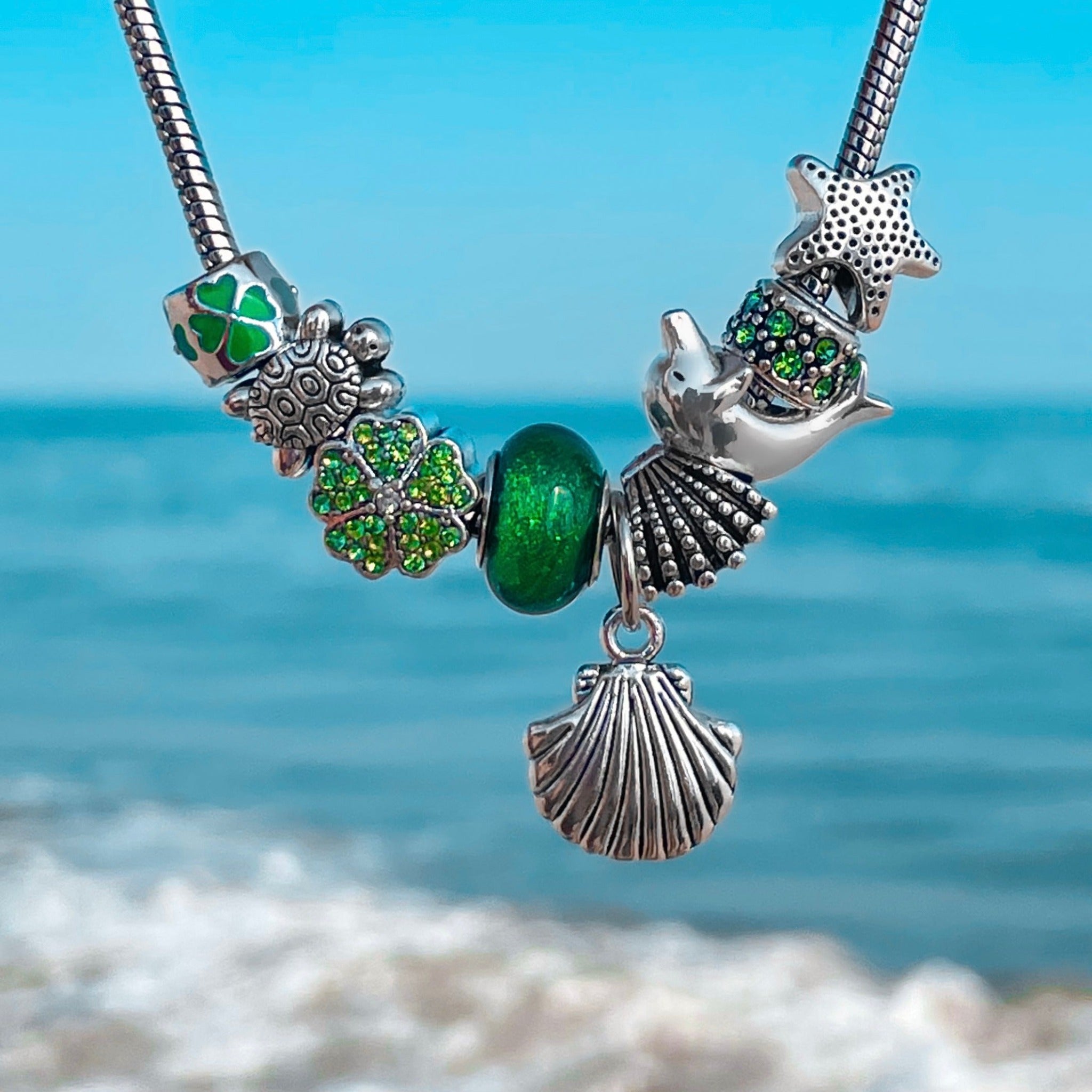 Lucky Little Sea Shell Charm Bracelet