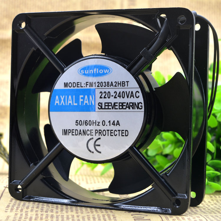 sunflow FM12038A2HSL 220V 0.14A 12CM 12038 axial cooling fan
