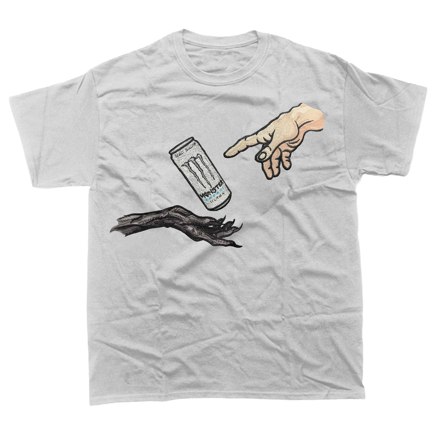 Gym | Holy Pump by White Monster printed T-shirt