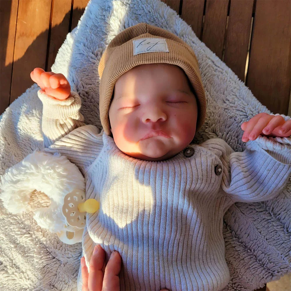 Sleeping Baby Gregor Full Body Silicone Extremely Flexible Doll