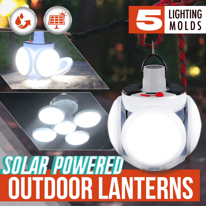 ( ️Hot Sale Now--50%OFF)Foldable Solar Outdoor Lanterns