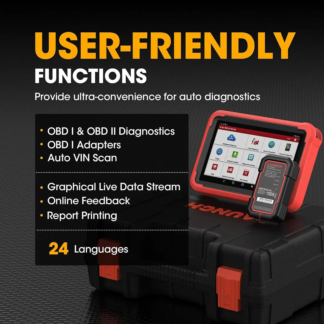 LAUNCH X431 PROS V1.0 OE-Level Full System Diagnostic Tool with 2 Years ...