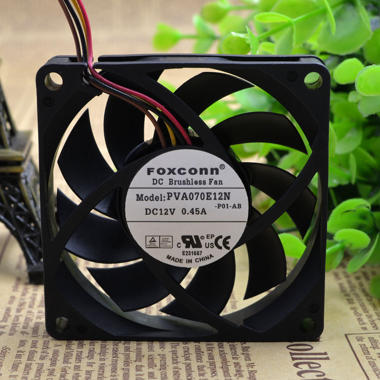 Foxconn FOXCONN PVA070E12N 12V 0.45A 7CM CPU 4-wire fan
