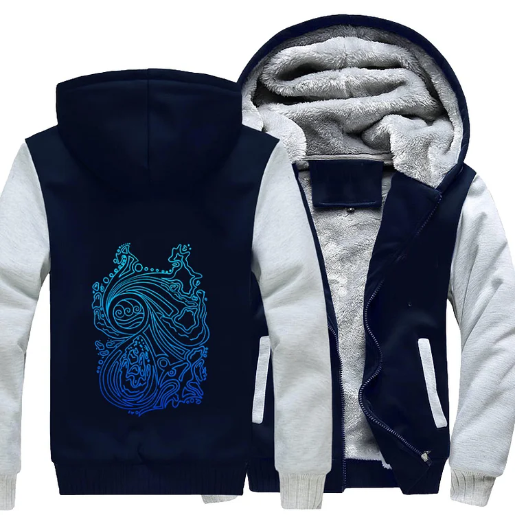 Water Tribe Waterbender, Avatar: The Last Airbender Fleece Jacket
