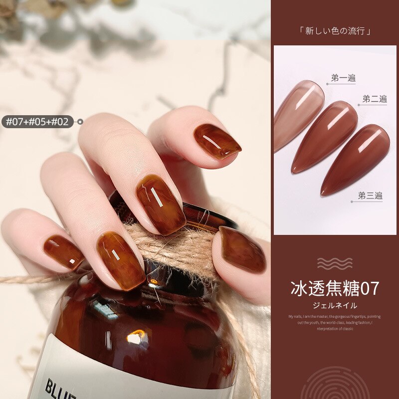 Elano New Tortoiseshell Amber Nail Polish Protector Nails Popular ...