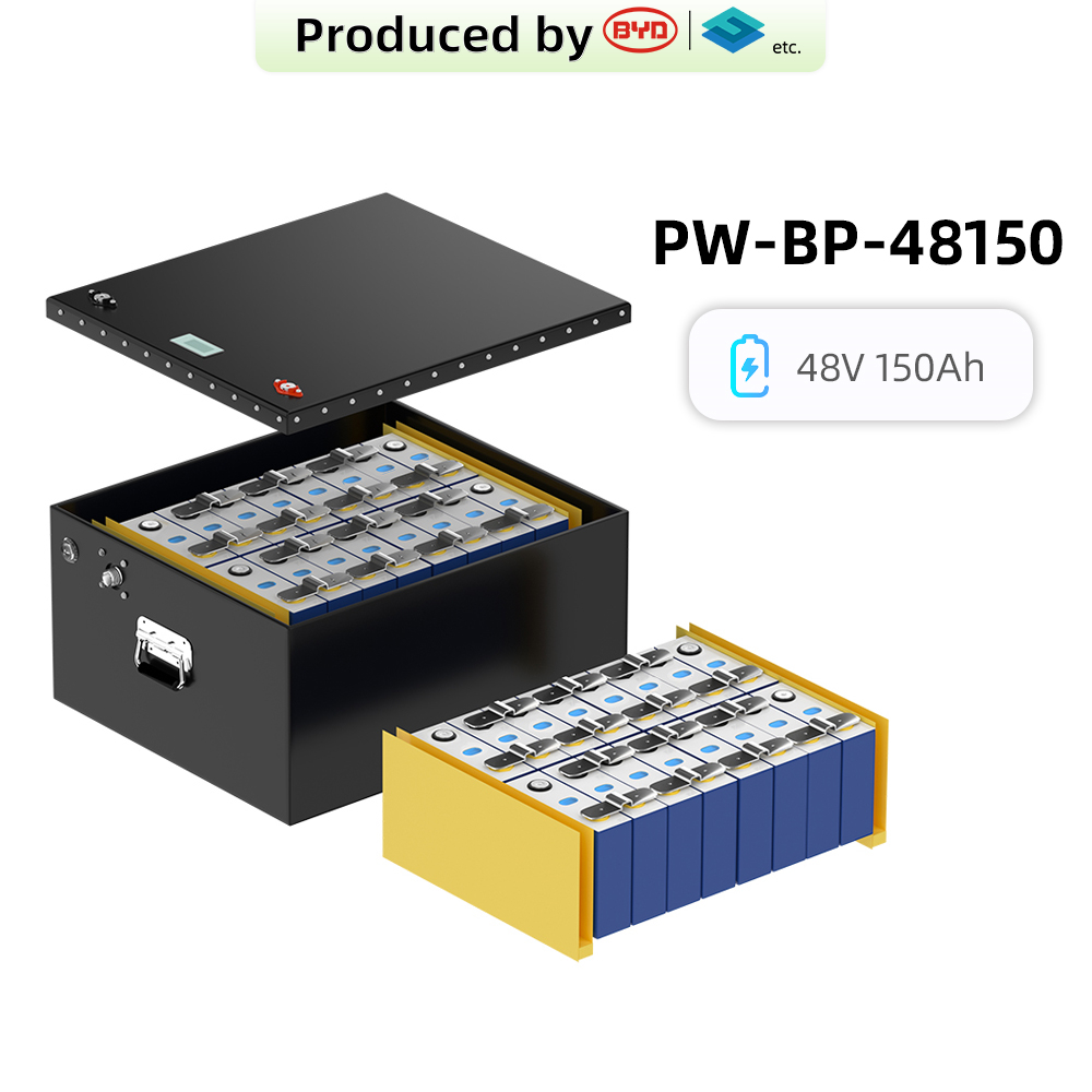48V 150Ah Lithium Ion LiFePO4 Battery Packs
