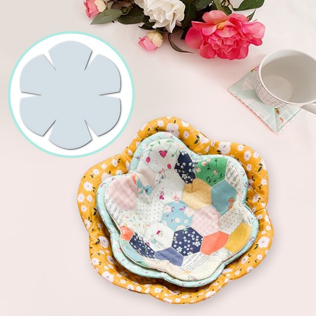 Flower Bowl Cozy Pattern Templates