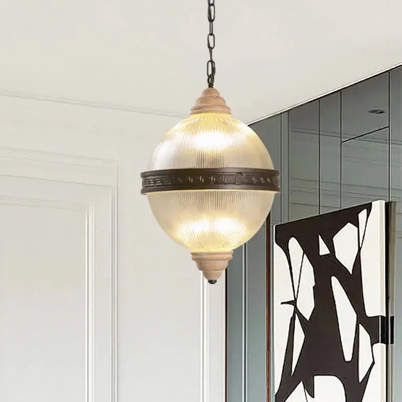 6-Bulb Chandelier Lighting Rural Living Room Pendant Light Fixture with ...