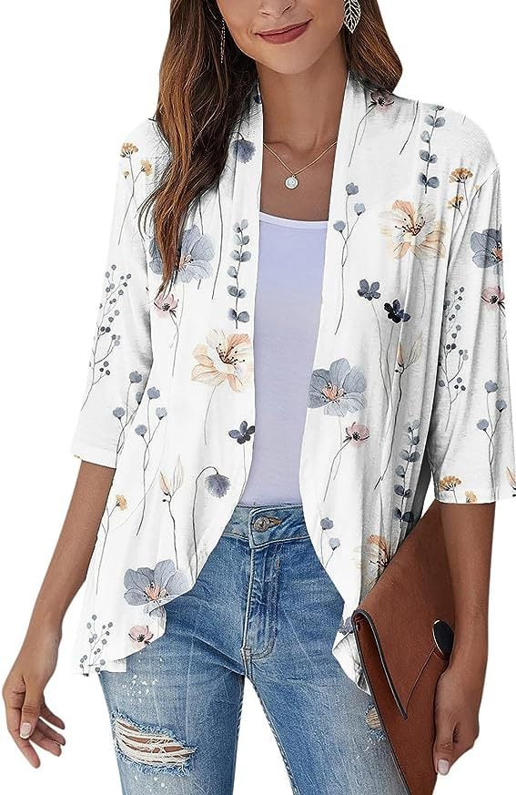 NEW🔥 Women's Casual Lightweight Open Front Cardigans