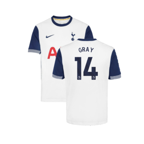Tottenham Hotspur Archie Gray 14 Home Shirt Kit 2024-2025