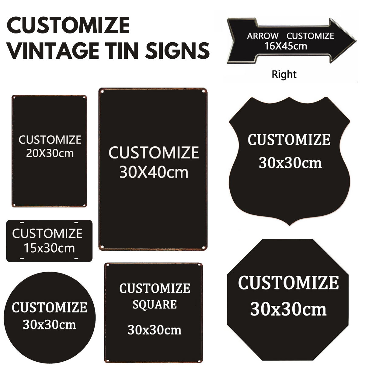 Tinpainting丨10,000+ products Vintage Metal Tin Sign Vintage Sheet Strip ...