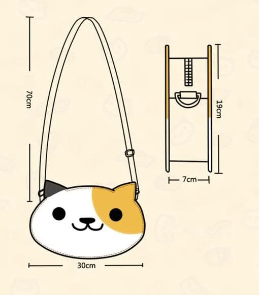 [Neko Atsume] Kitty Cat PU Bag SP165093