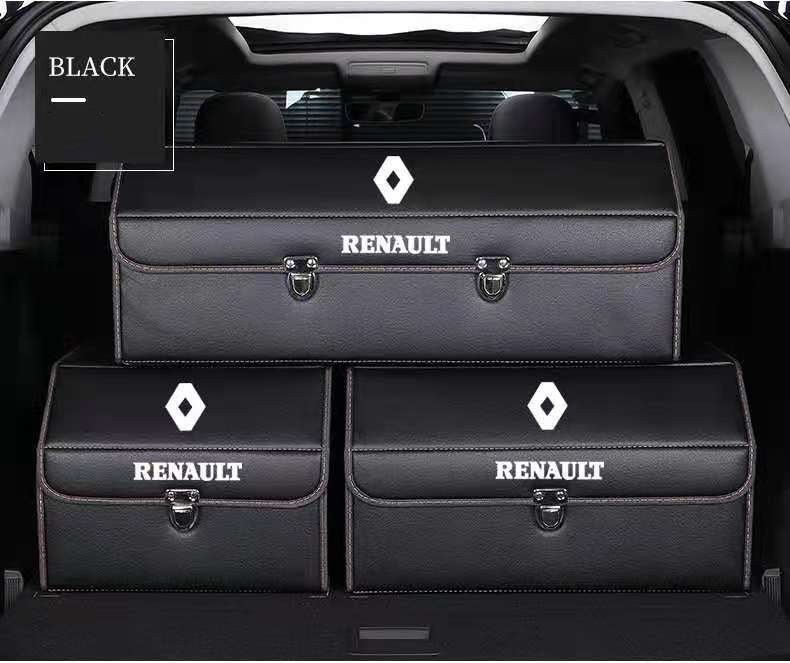 Car Trunk Leather Storage Box