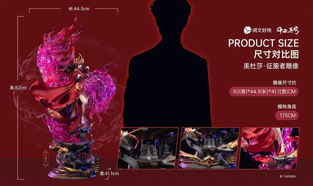1/4 Scale Licensed Medusa/ Cai Lin - Battle Through the Heaven Resin ...