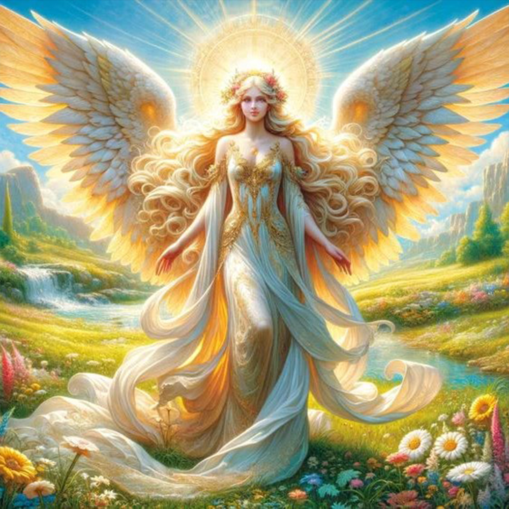 5D DIY Full Round Drill Diamond Painting - Angel Girl