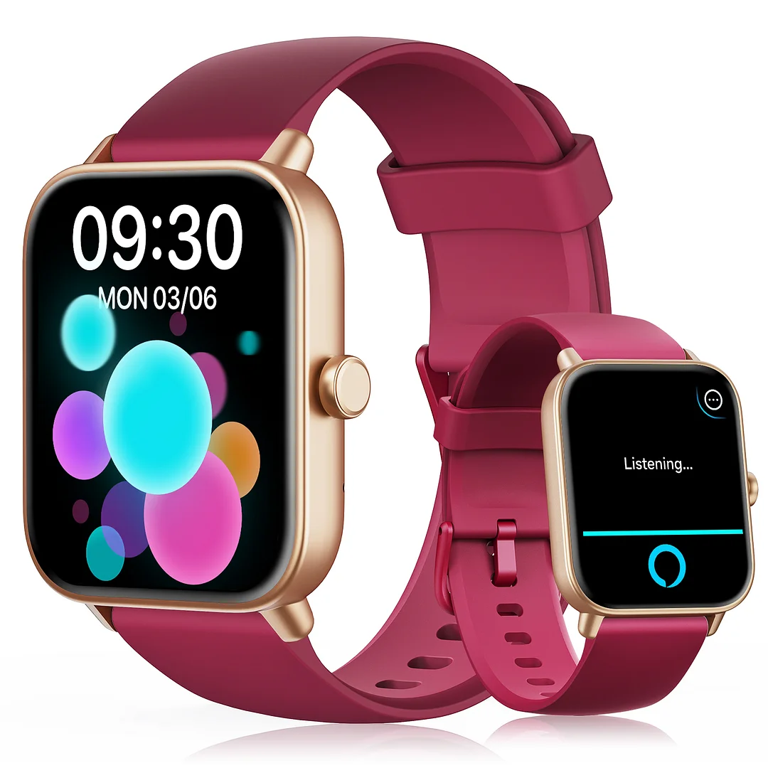 Tensky IDW19 Multifunction Smart Watch with Alexa, 1.8", Calls, IP68 ...