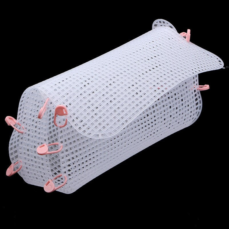 DIY Knitting Weaving Plastic Mesh Sheet Handmade Bag BE309