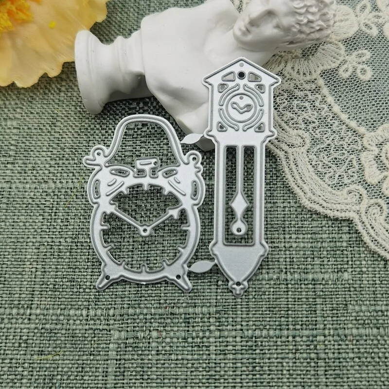 Nigikala Clock Scrapbook Embossing Papercutting Greeting Card Metal ...