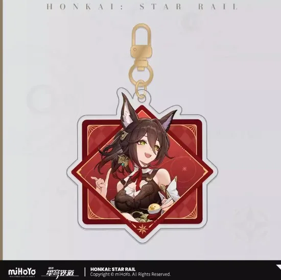 HSR Merch Keychains[Original Honkai Official Merchandise]