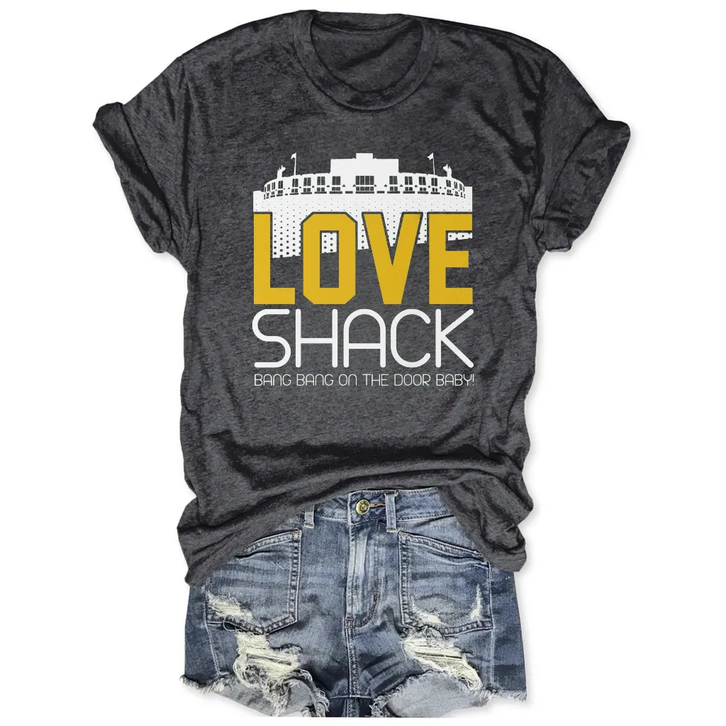 Jordan Love Love Shack Bang Bang On The Door Baby Tee