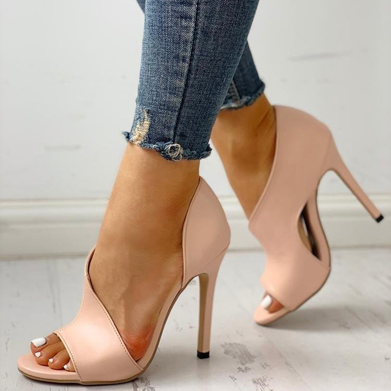 Blush Sidecut Stiletto Heels Vdcoo