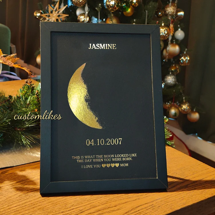 Custom Art Real Moon Phase