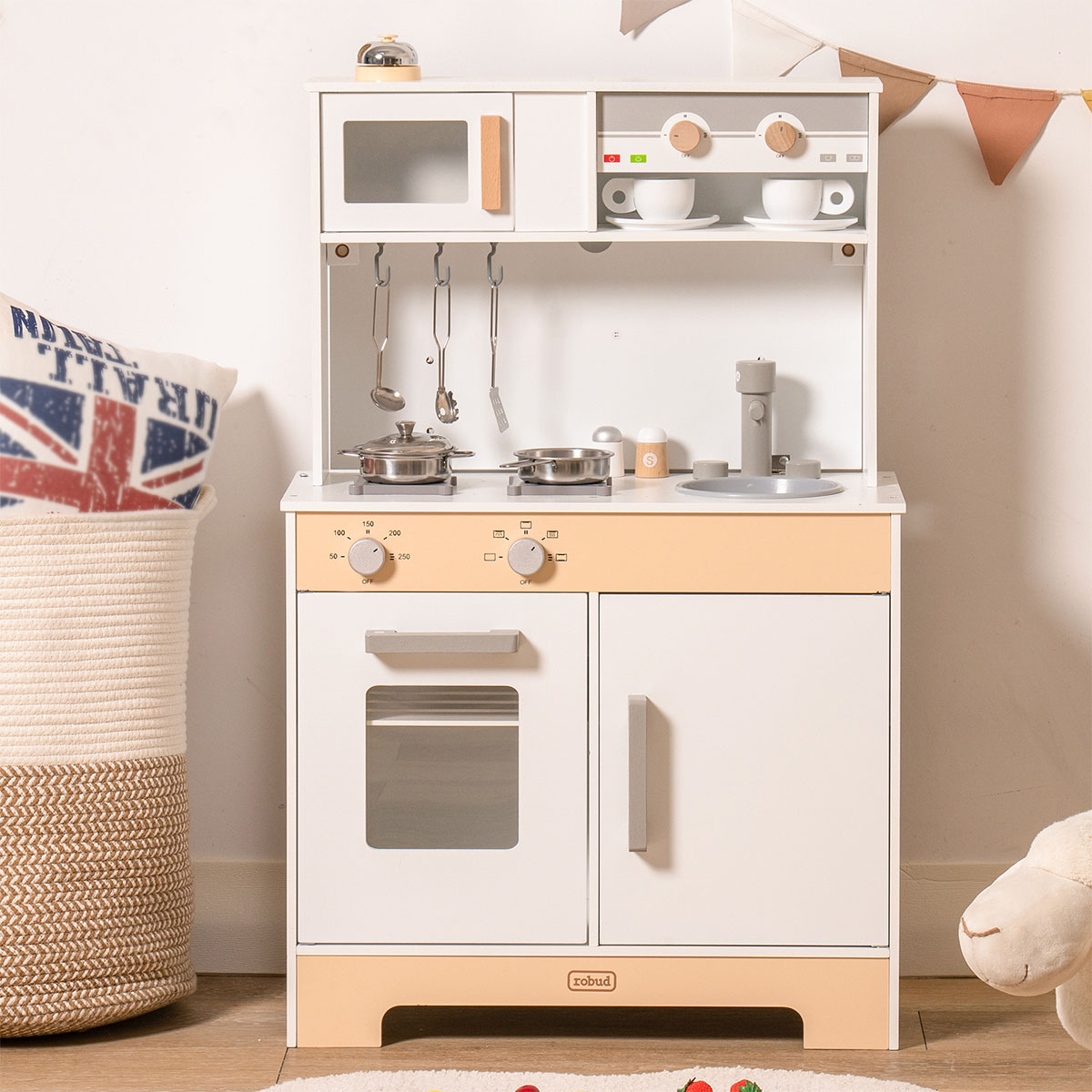 Robud - Best Wooden Toys, Play Kitchens, Dollhouses Sets for Kids