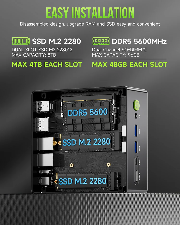 AMD Ryzen™ 9 8945HS -- NucBox K11