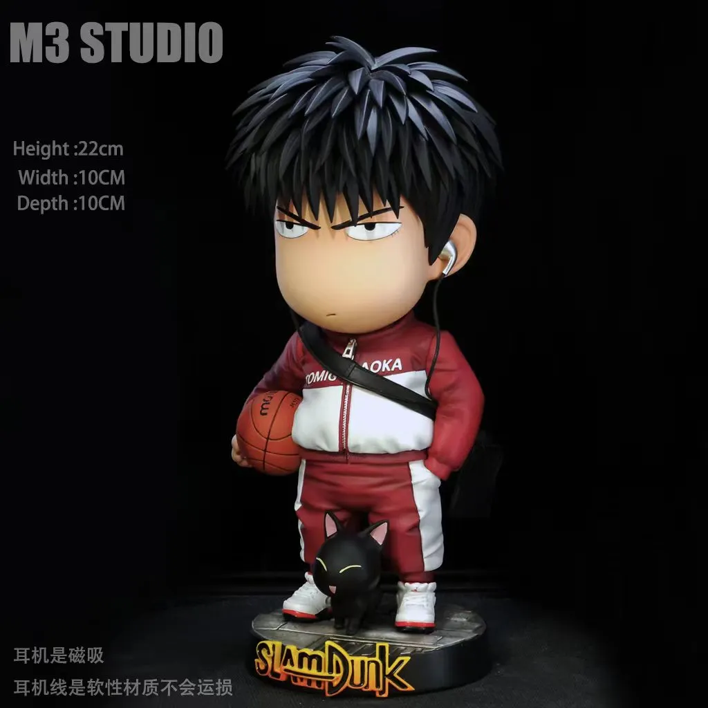 Chibi Ver. Tomiaki School Kaede Rukawa - SLAM DUNK Resin Statue - M3 ...