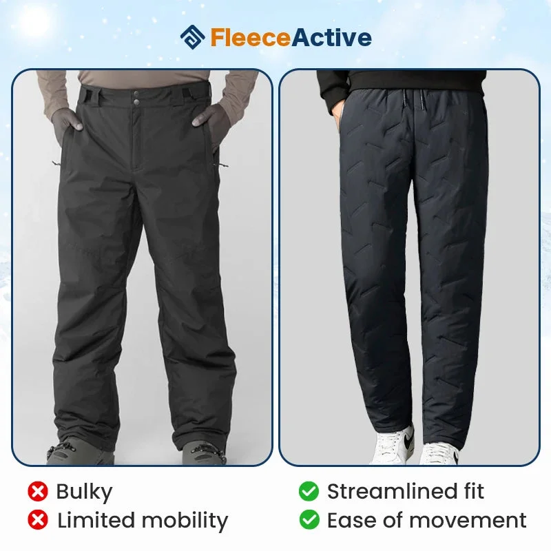 Jolly Snow Unisex Fleece-Lined Waterproof Pants