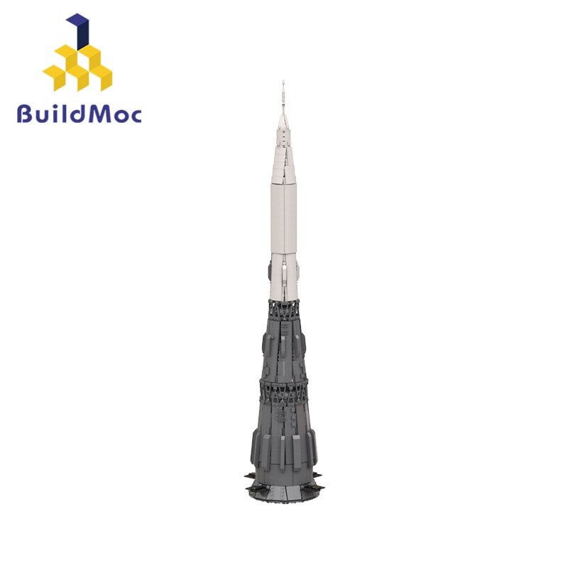 Space 1:110 Soviet N1 Moon Rocket (N-1) BuildMoc Military Spacecraft ...