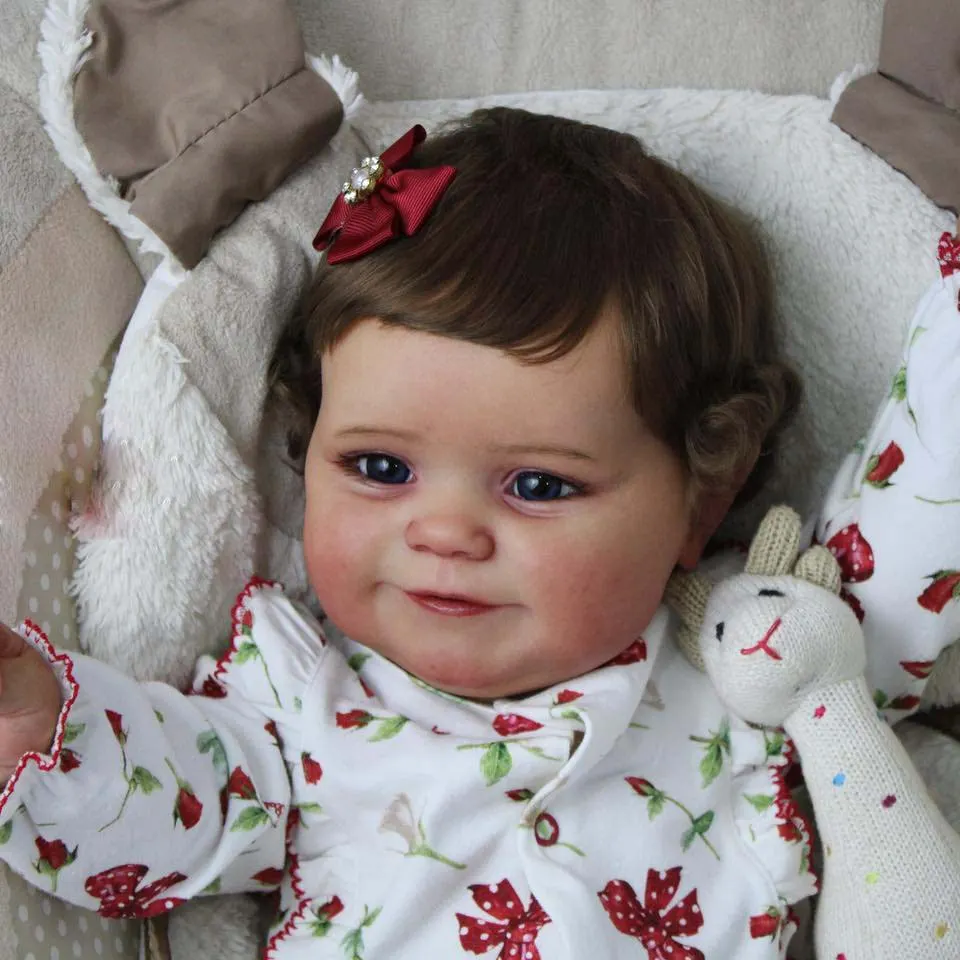 [Kids Gifts 2023] 20'' Realistic and Lifelike Reborn Baby Girl Innocent ...