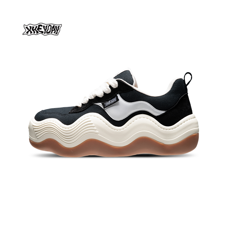 XHEYDAY Triple Wavy Black