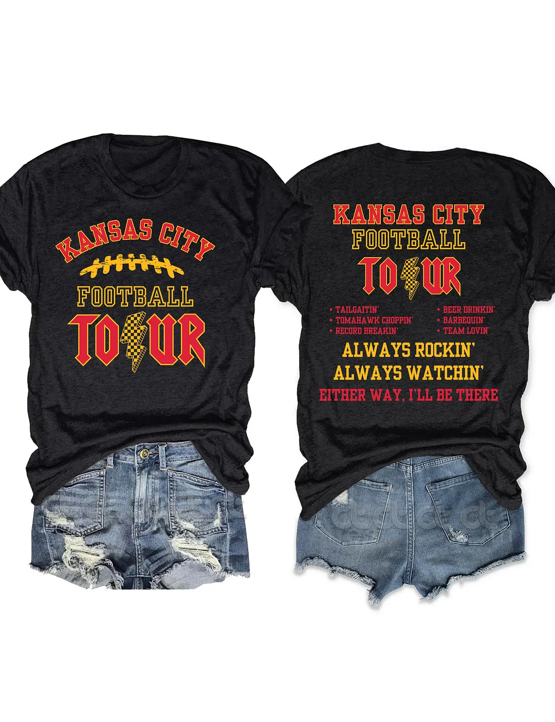 Kansas City Football Tour T-Shirt