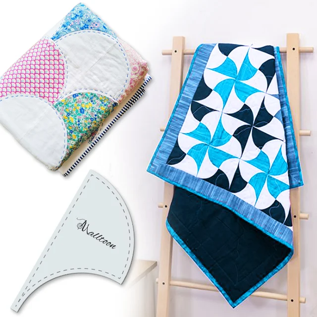 Acrylic Clamshell Fabric Patchwork Template