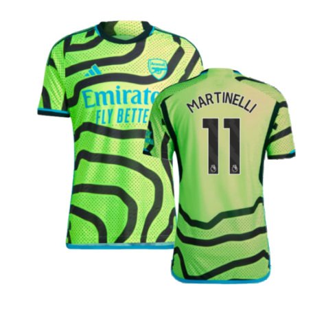 Arsenal Gabriel Martinelli 11 Away Shirt Kit 2023-2024