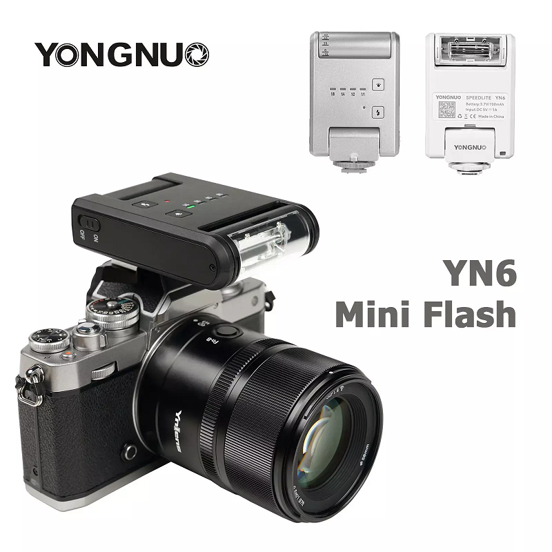 YONGNUO YN6 Micro Mini On-Camera Flash Light Speedlite With Built-In ...