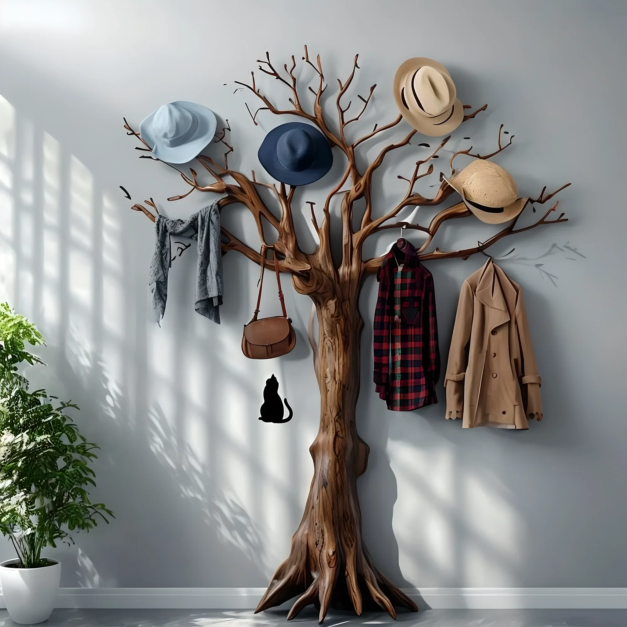 Multi-Purpose Tree-Shaped Hanger