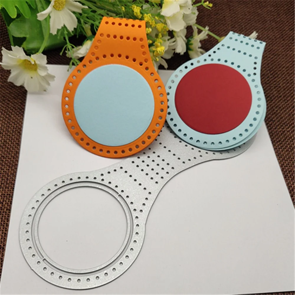 Nigikala Key Fob Metal Cutting die keychain shaker Heart Paper Key ...