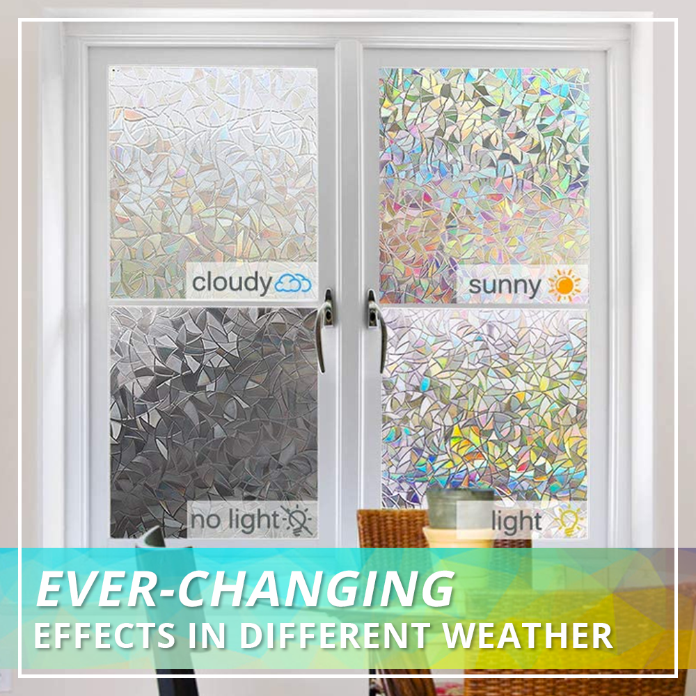 3D Rainbow Window Film