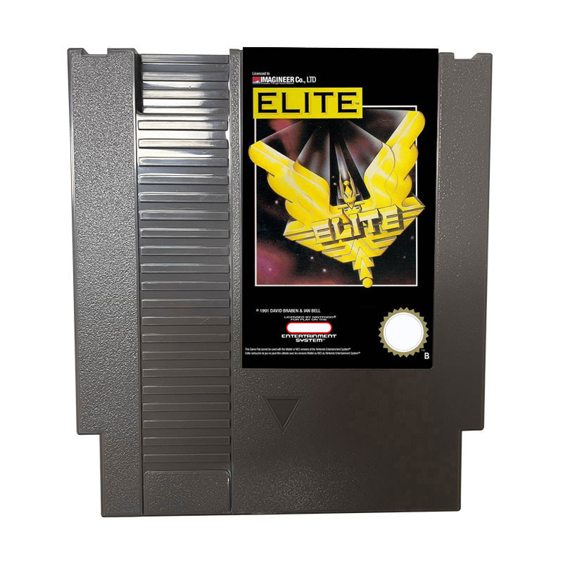 8 Bit NES Game Card - Elite - NES Games Cartridge - For NES Console