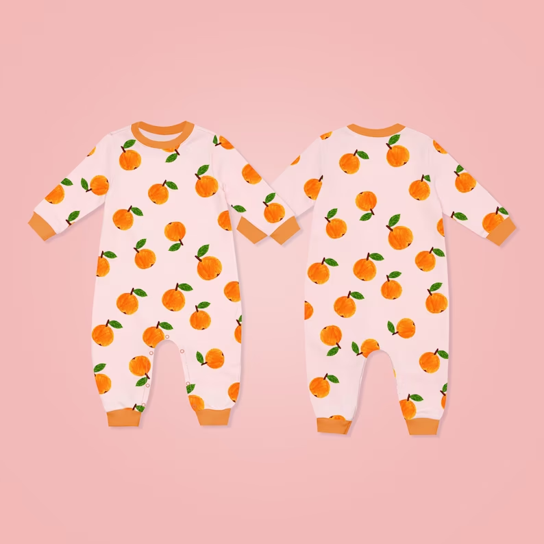 Easy Baby and Toddler Romper PDF Sewing Pattern, Size 0 Months- 6 Years Old