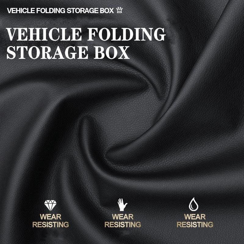 Car Trunk Leather Storage Box