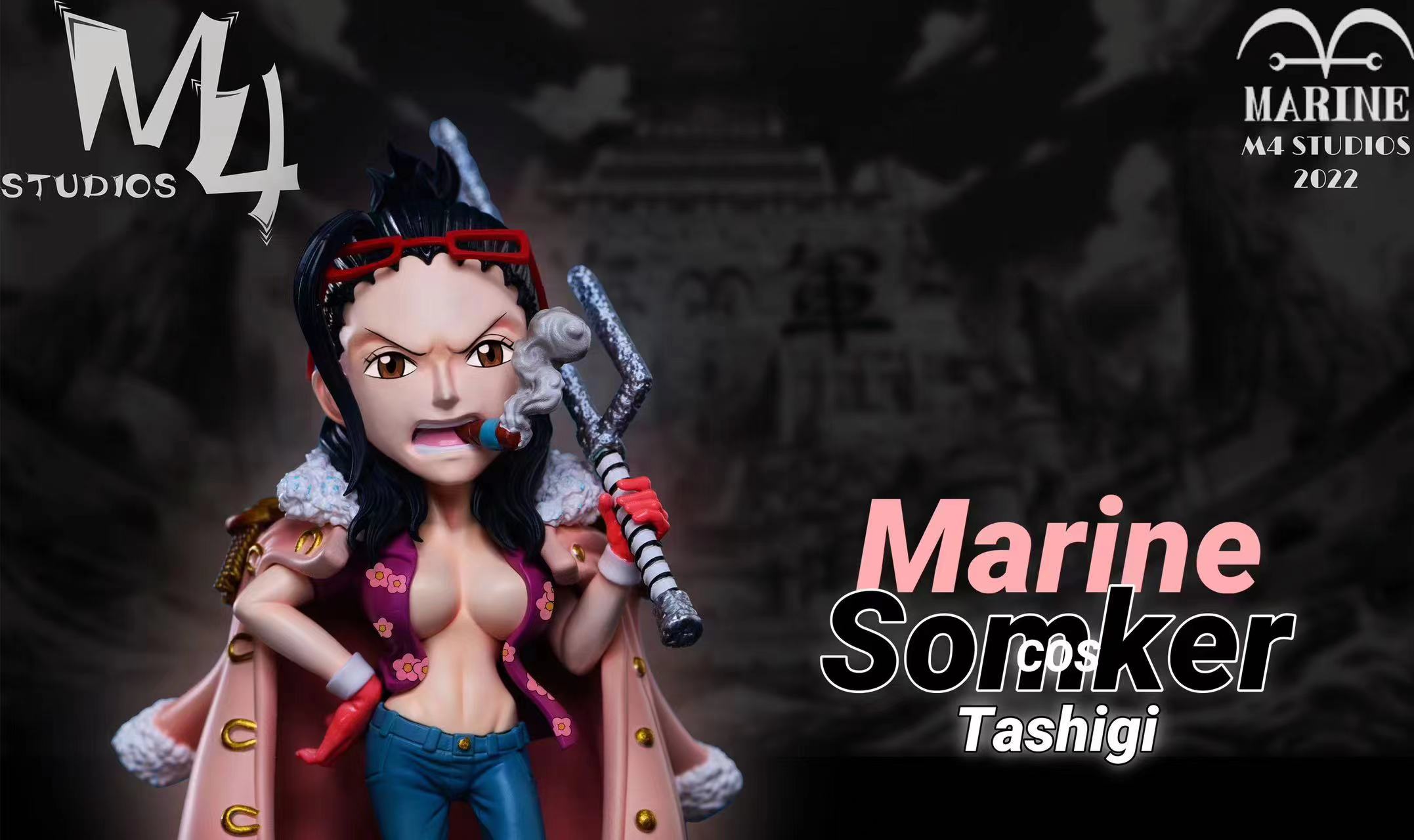 Pre-Order Tashigi M4 Studio One Piece WCF Resin Statue