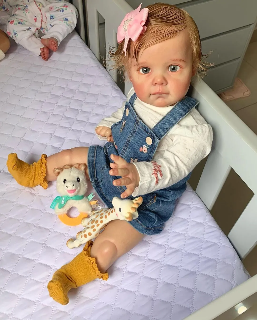 [Dolls with "Heartbeat" and Sound]15'' Bianca Realistic Reborn Baby Girl