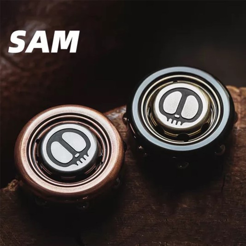 LAUTIE SAM Ring Fidget Spinner Devil&Son Decompression EDC Finger ...