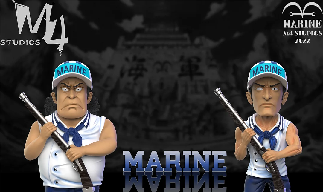 Marines Character Series 036 Marine Soldiers - ONE PIECE Resin Statue ...
