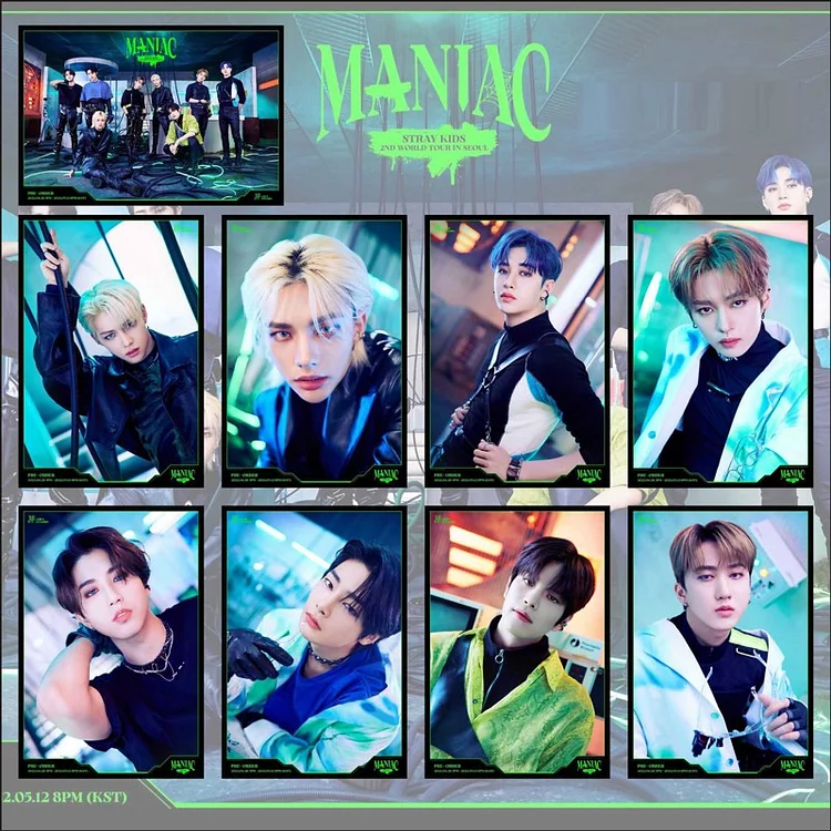 Stray Kids MANIAC Album Photo Poster
