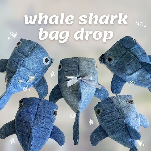 Whale Shark Crossbody Bag Pattern Template – With Instructions