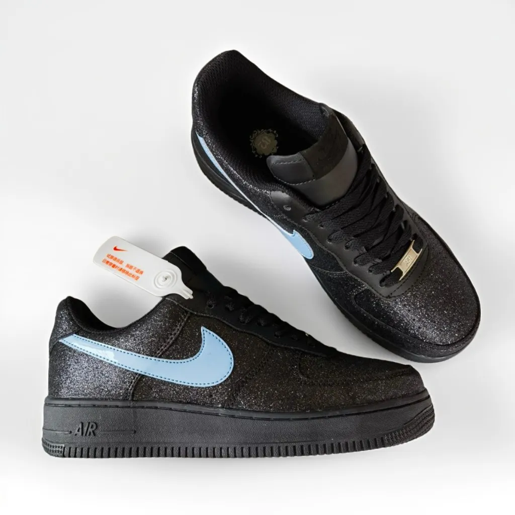 Air Force 1 Reflective Static Black